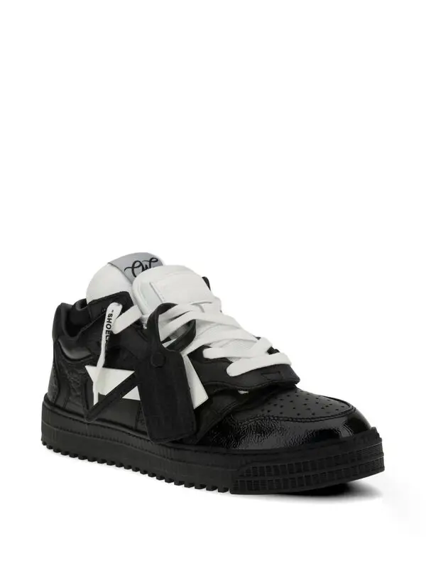 Off-White 3.0 Floating Arrow Leather Sneakers - Black