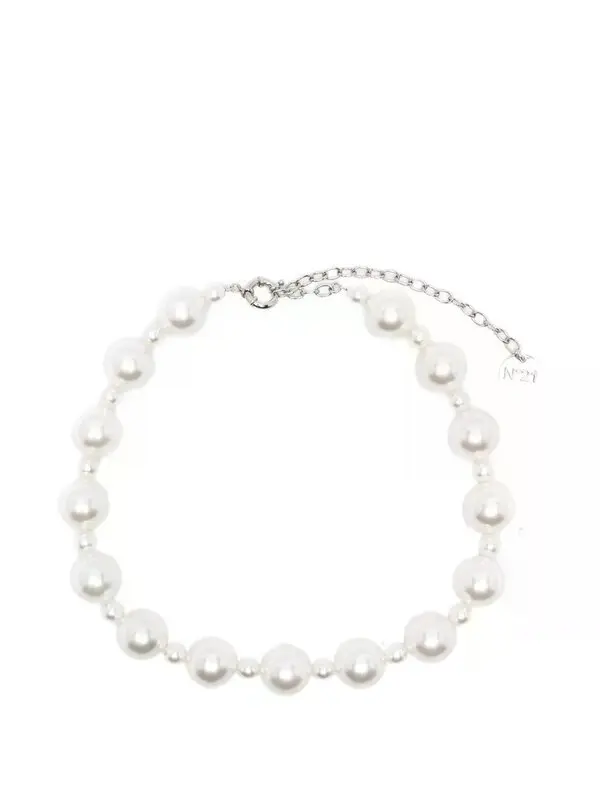 N°21 Faux-pearl Necklace - Silver