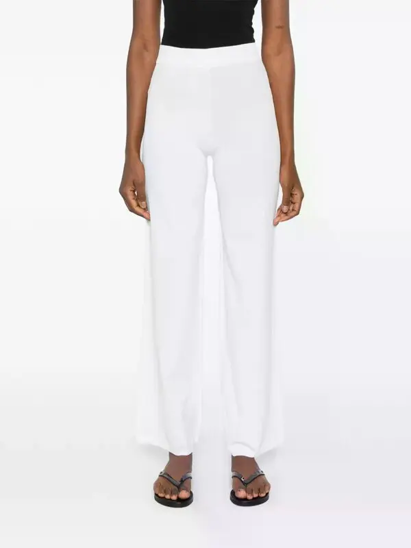 KANGRA Elasticated-waistband Palazzo Pants