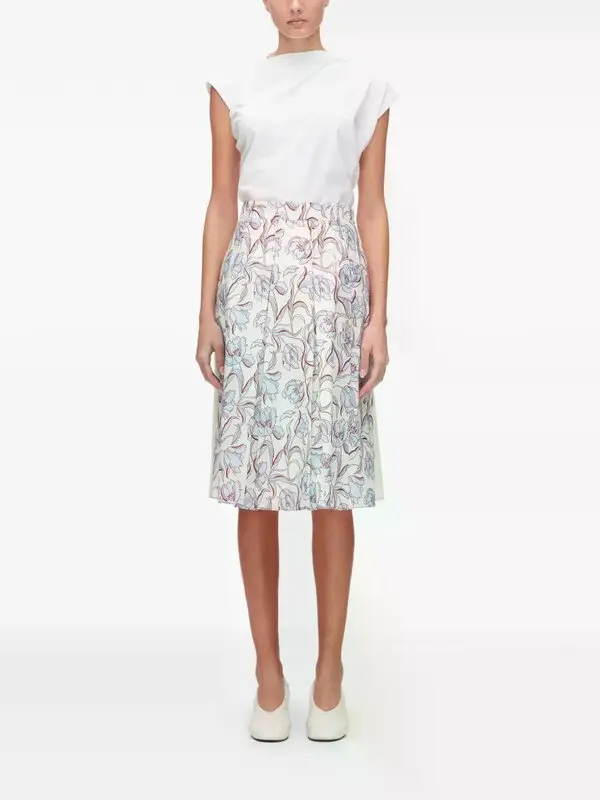 3.1 Phillip Lim Floral-print Midi Skirt