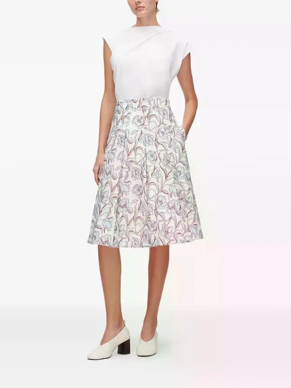 3.1 Phillip Lim Floral-print Midi Skirt