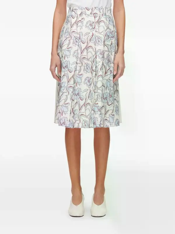 3.1 Phillip Lim Floral-print Midi Skirt