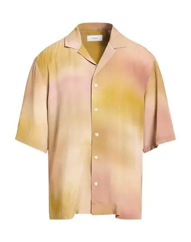 LARDINI Shirt Size Viscose - Beige