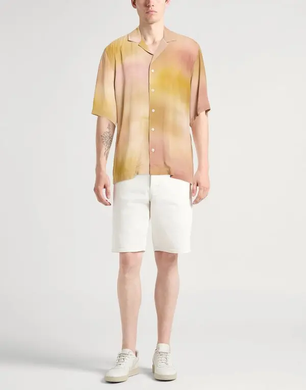 LARDINI Shirt Size Viscose - Beige