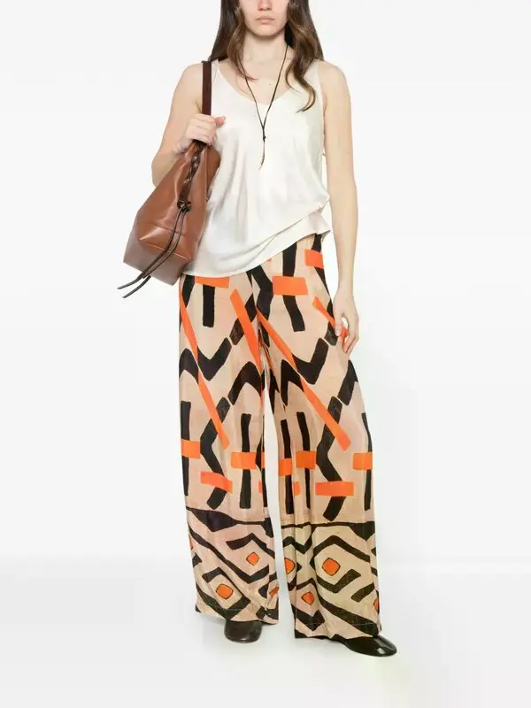 Dixie V-neck Top - Neutrals