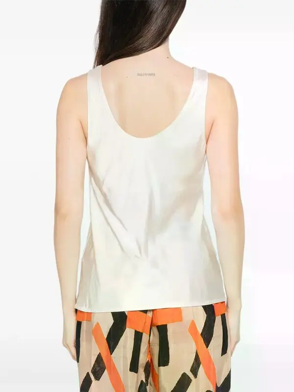 Dixie V-neck Top - Neutrals