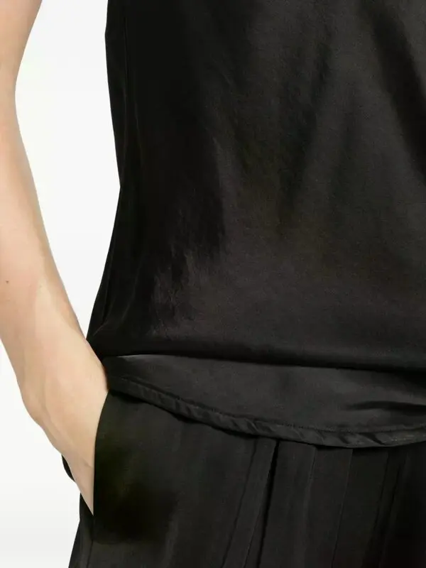 Dixie V-neck Blouse - Black