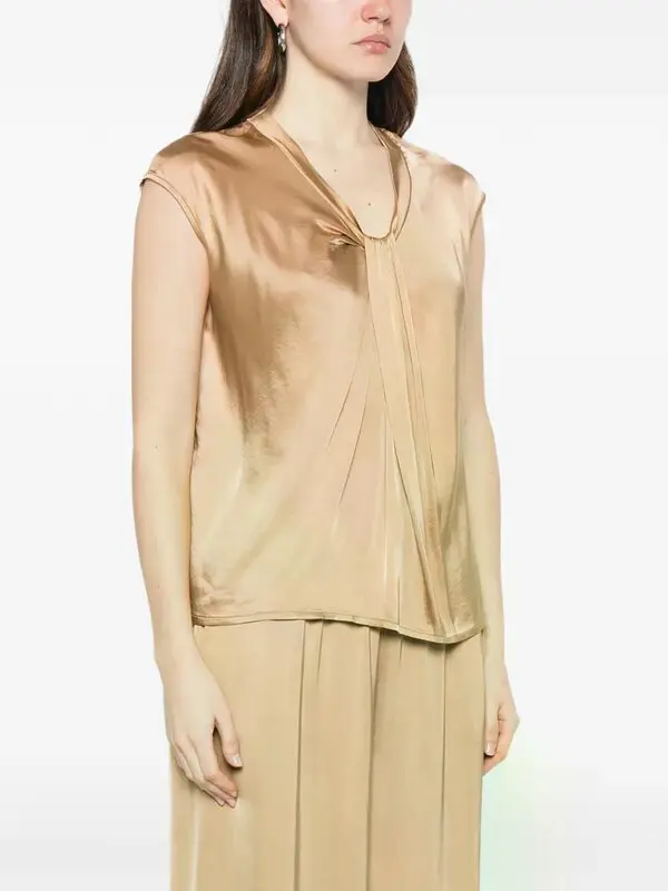 Dixie Sleeveless Blouse - Neutrals