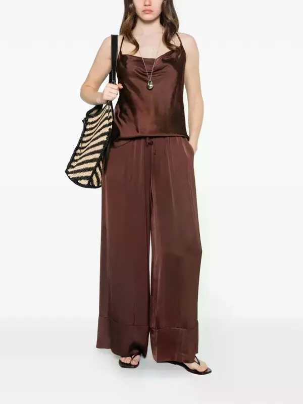 Dixie Cross-back Top - Brown
