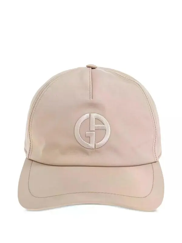 Giorgio Armani Logo-embroidered Baseball Cap - Neutrals