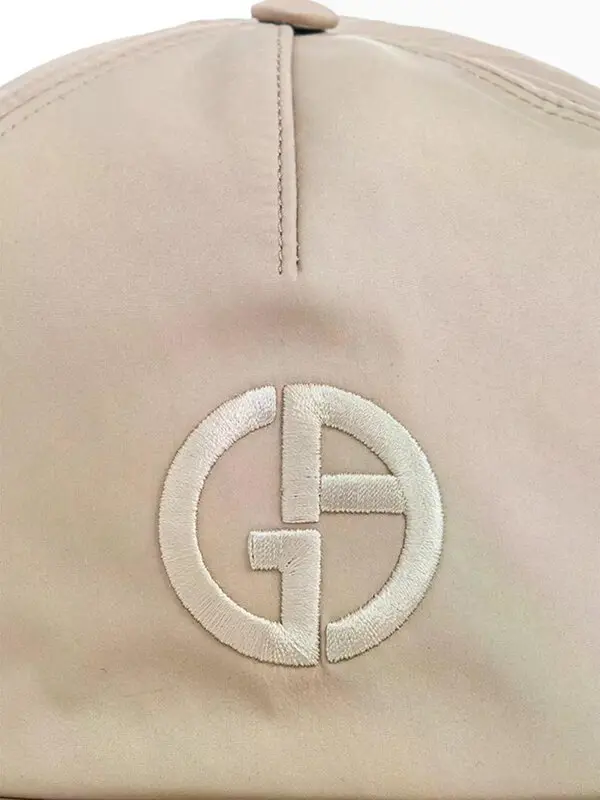 Giorgio Armani Logo-embroidered Baseball Cap - Neutrals