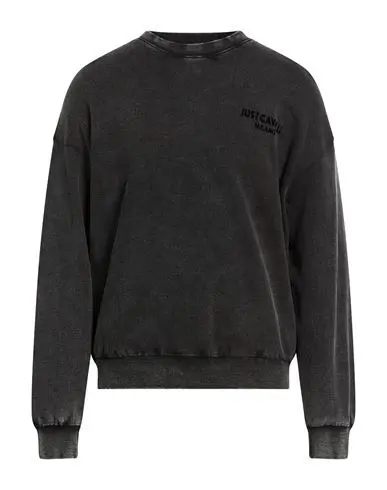 Just Cavalli Sweatshirt Charcoal Size Cotton - Grey