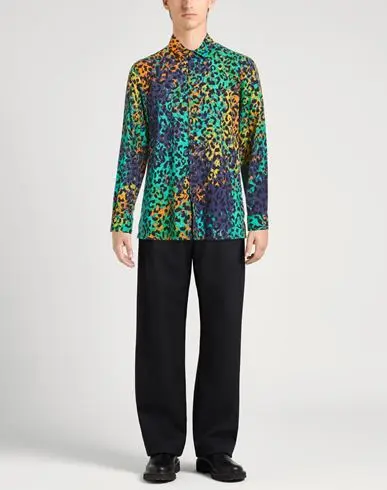 Just Cavalli Shirt Size Cotton, Viscose - Green