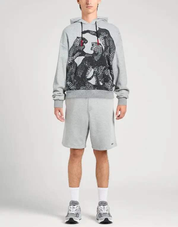 Just Cavalli Fleece Graphic Print Hoodie