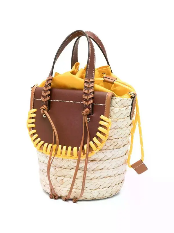 CUBA LAB Habanera Contrast-trim Bucket Bag