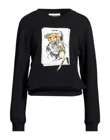 Moschino Sweatshirt Size Cotton - Black