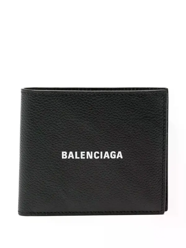 Balenciaga Logo Wallet - Black