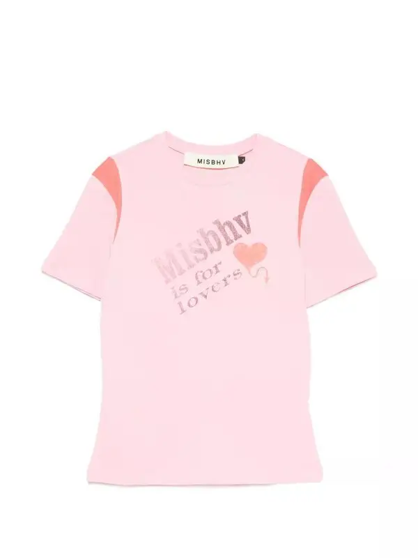MISBHV Printed T-shirt - Pink