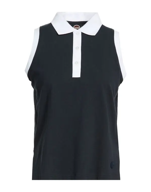 COLMAR Sleeveless Cotton & Elastane Piqué Polo Shirt