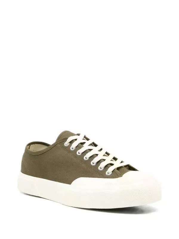 Superga Lace-up Canvas Sneakers - Green