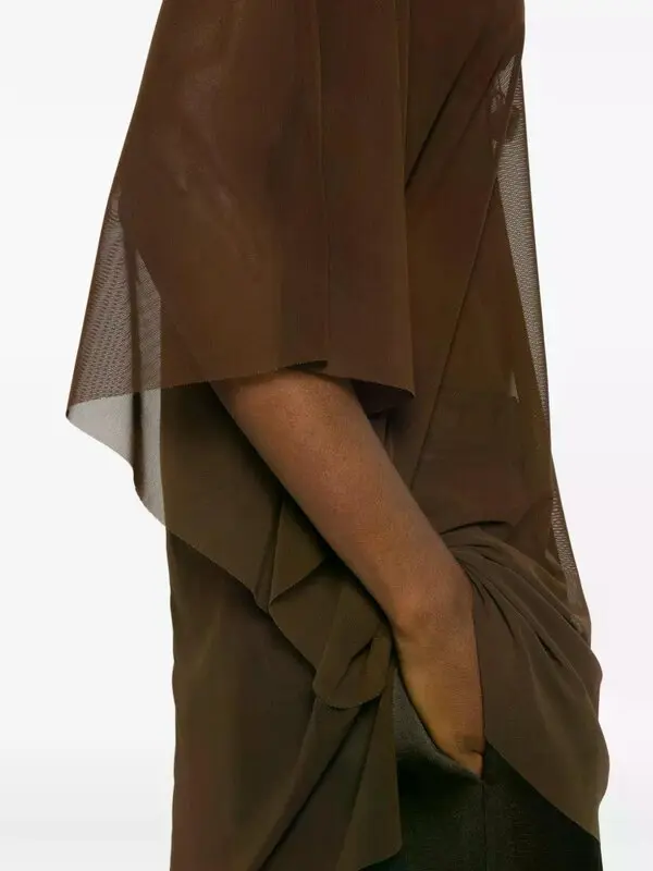 FISICO V-neck Top - Brown