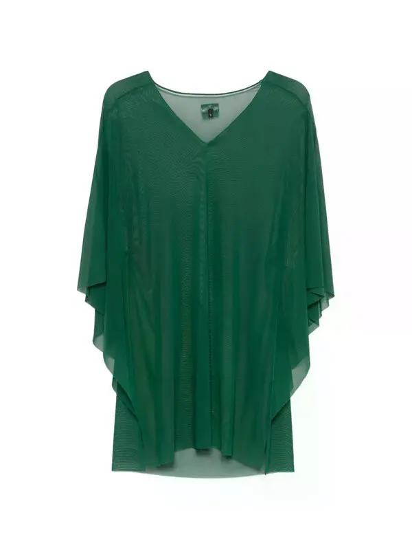 FISICO V-neck Top - Green
