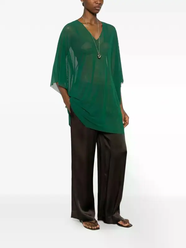 FISICO V-neck Top - Green