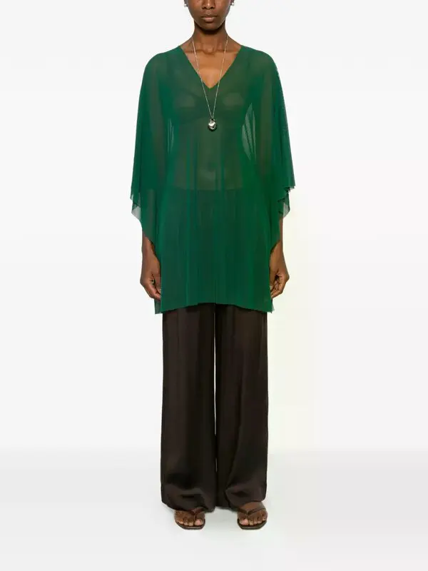 FISICO V-neck Top - Green