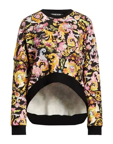 Versace Printed Cotton Sweatshirt - Black