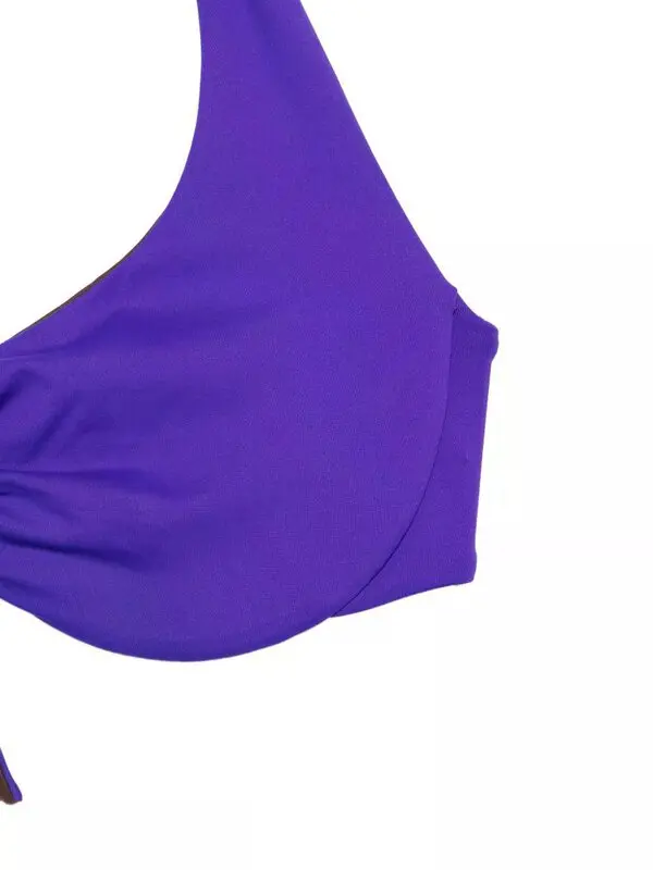 FISICO Knot-detail Halterneck Bikini - Purple