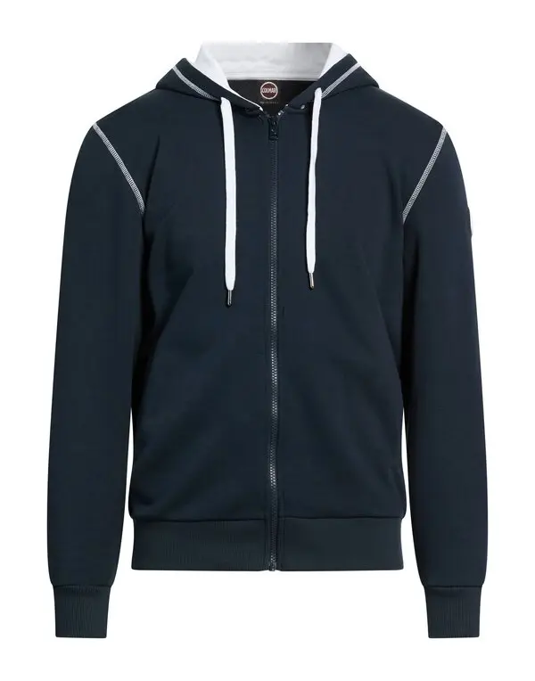 COLMAR Light Cotton Polyester Zip-up Hoodie - Blue