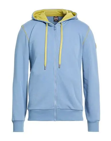 COLMAR Light Cotton Polyester Zip-up Hoodie - Light Blue