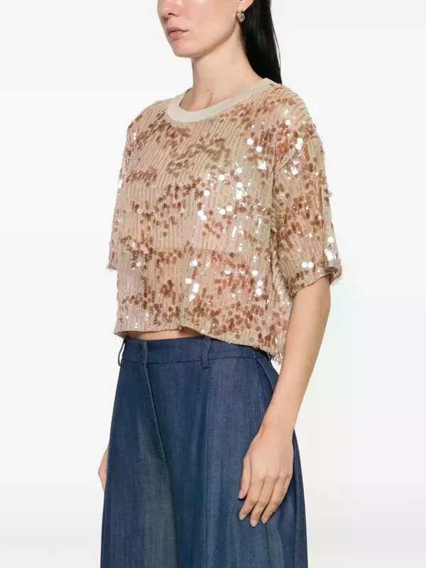 Imperial Sequin-embellished T-shirt