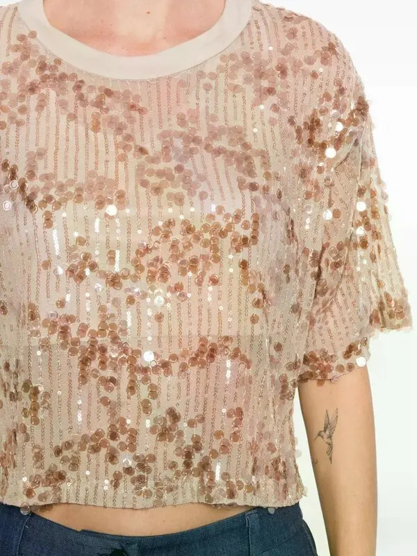 Imperial Sequin-embellished T-shirt