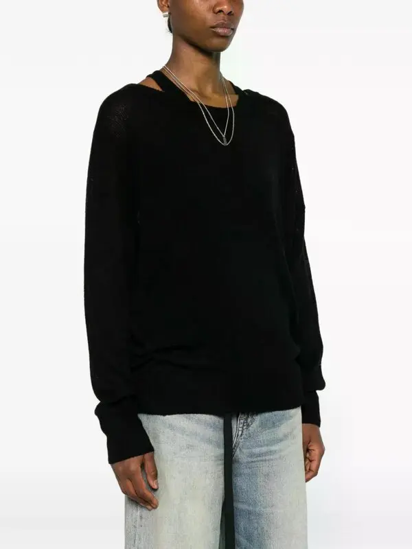 Balenciaga Relaxed-fit Sweater - Black