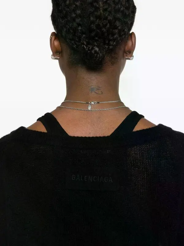 Balenciaga Relaxed-fit Sweater - Black