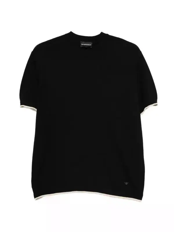 Emporio Armani Contrast-trim T-shirt