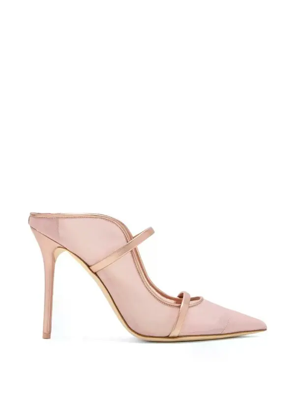 MALONE SOULIERS Maureen Strappy Mules - Pink