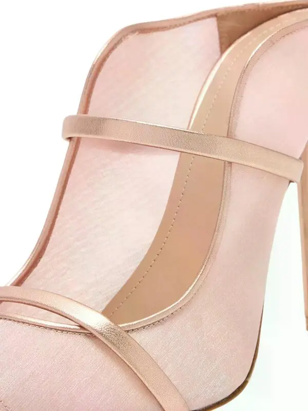 MALONE SOULIERS Maureen Strappy Mules - Pink
