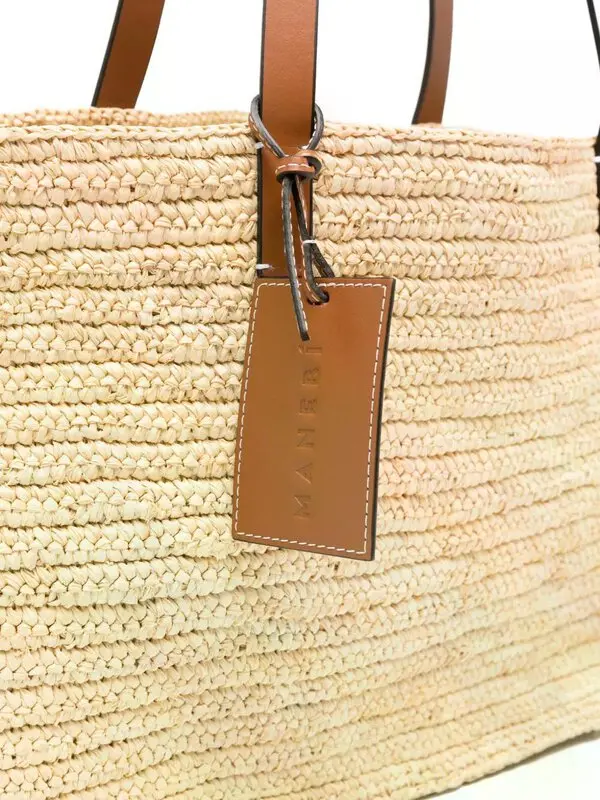 Manebí Tag Shoulder Bag - Neutrals