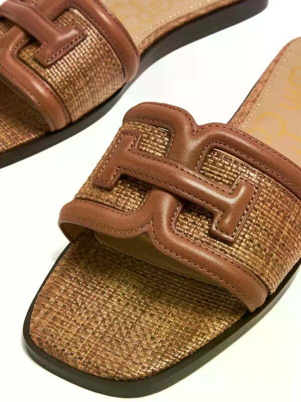 Sam Edelman Irina Slide Sandals - Brown