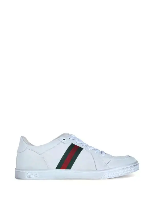 Gucci Lace-up Sneakers - White
