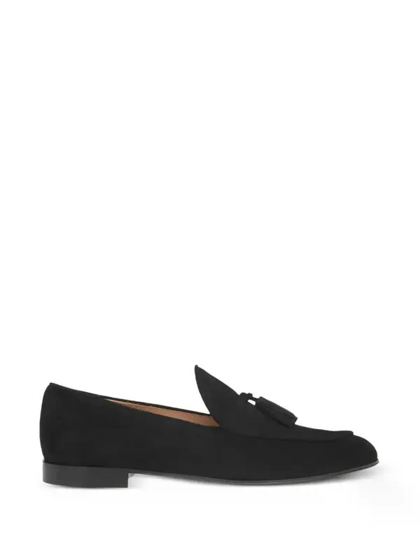 GIANVITO ROSSI Tassel-detail Loafers - Black