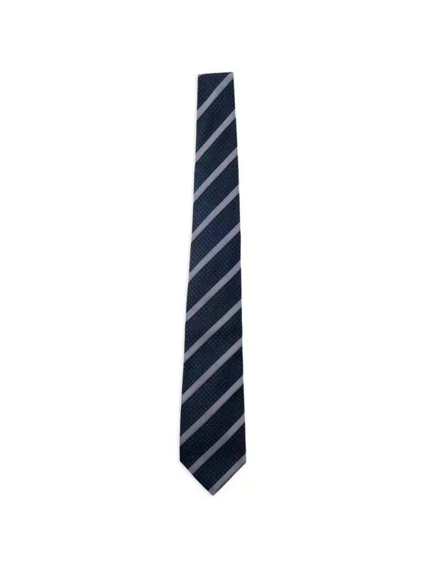 Etro Stripe-pattern Neck Tie - Blue