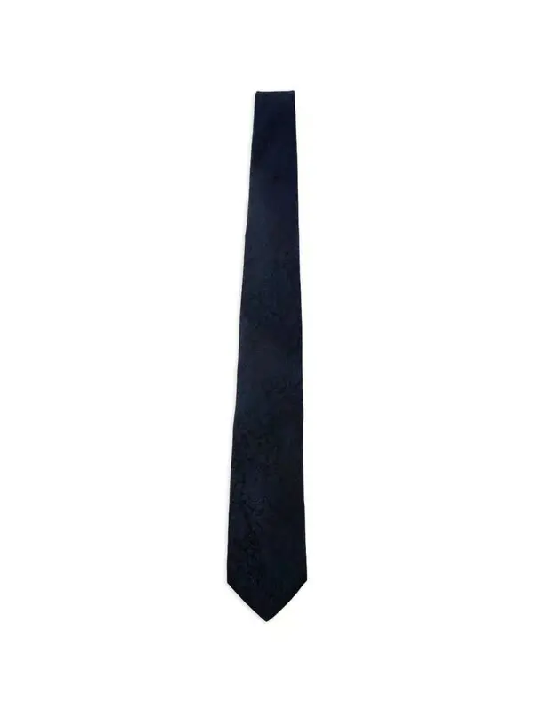 Etro Paisley-pattern Silk Neck Tie - Blue