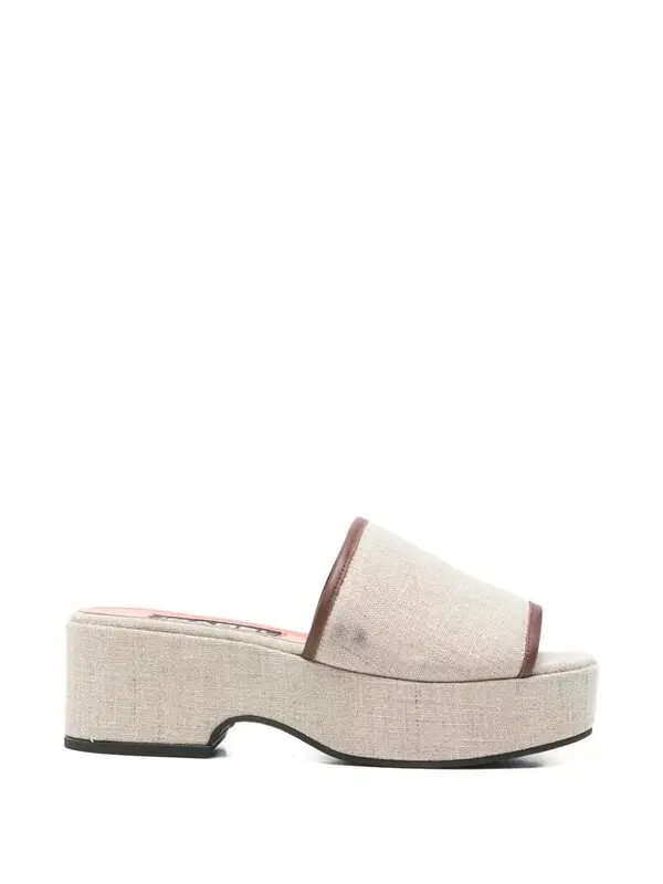 CAREL Adri Platform Sandals - Neutrals