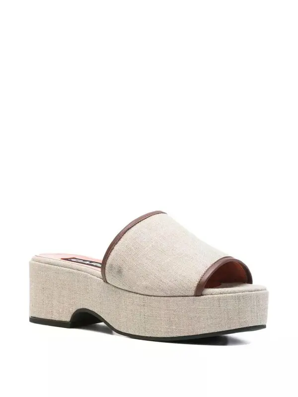 CAREL Adri Platform Sandals - Neutrals