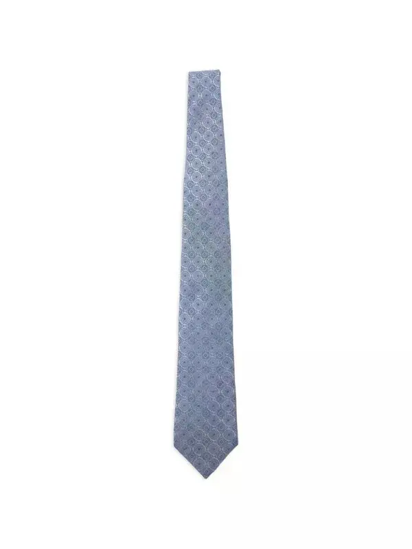 Etro Patterned Neck Tie - Blue