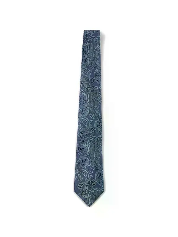 Etro Silk Neck Tie - Blue