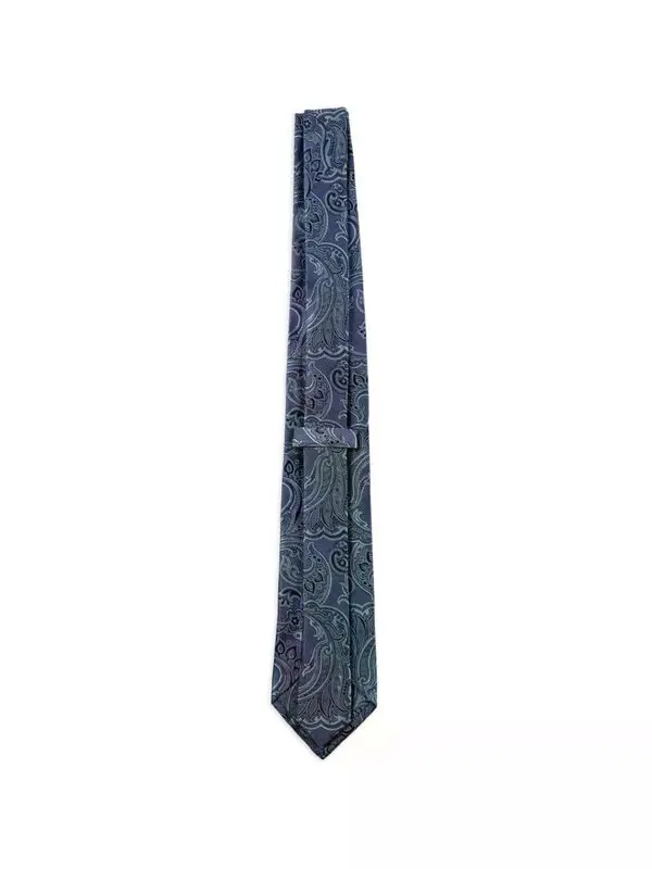 Etro Silk Neck Tie - Blue